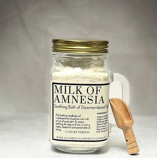 Milk of Amnesia Organic Milk Bath – Sunshine Alchemists & Soap Co